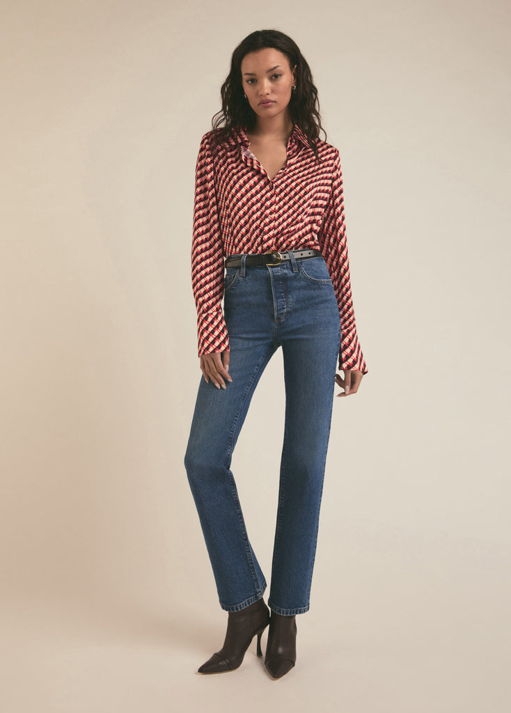 THE VALENTINA SUPER HIGH RISE STRAIGHT | Favorite Daughter