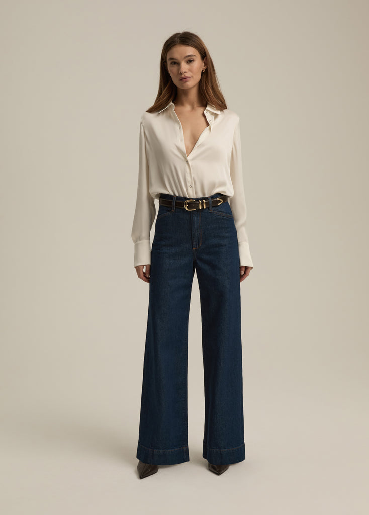 THE MISCHA SUPER HIGH RISE WIDE LEG | Favorite Daughter