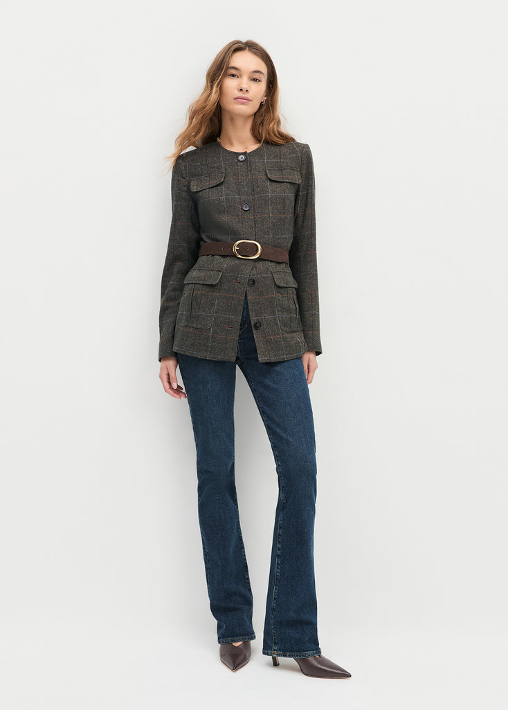 The Spencer Jacket in Mocha Plaid | Jackets for Women | Favorite Daughter