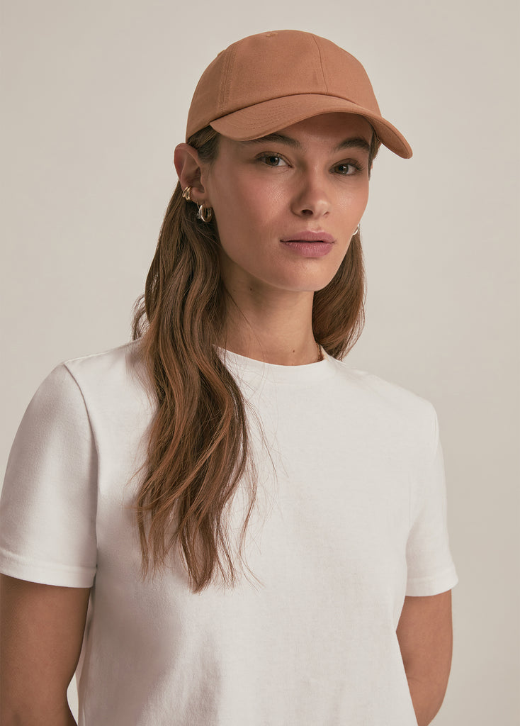 BASEBALL CAP WITH LEATHER STRAP | Favorite Daughter