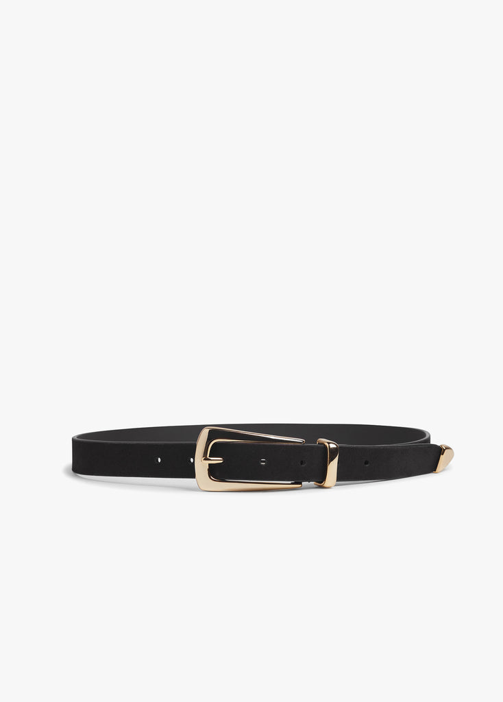 Black Gold Suede Statement Belt | Women's Belts | Favorite Daughter