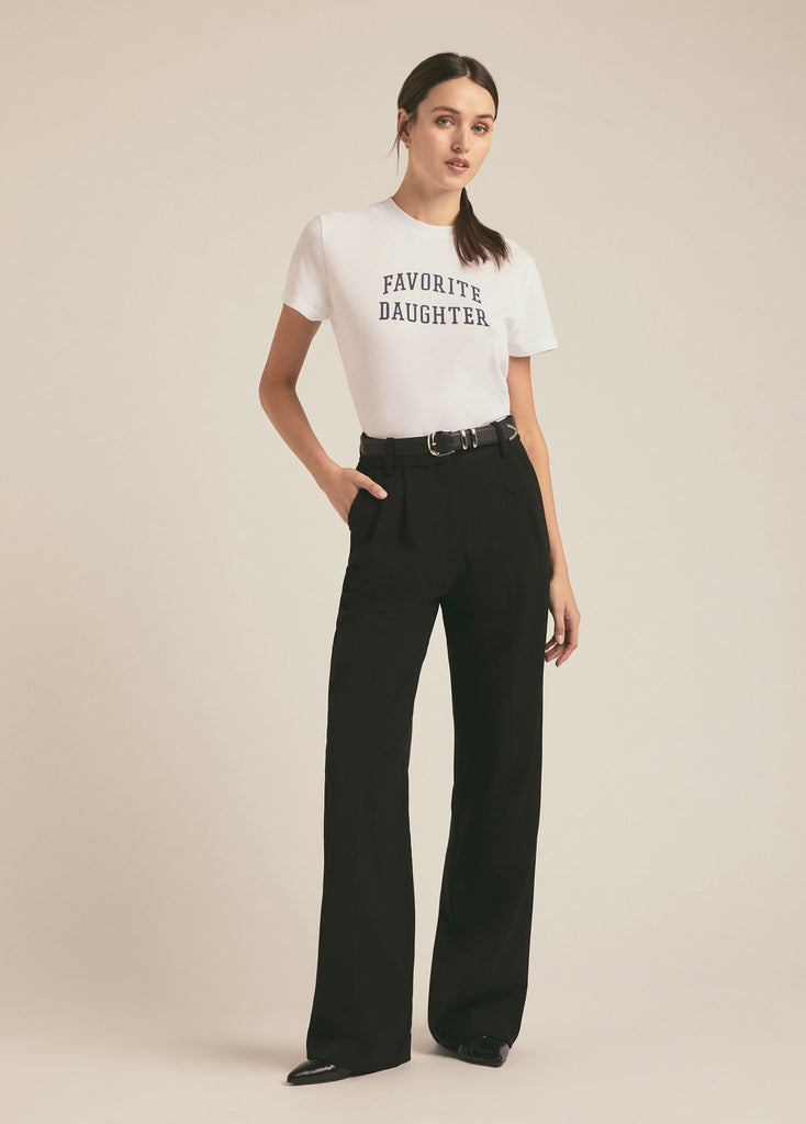THE CROPPED COLLEGIATE TEE | Favorite Daughter